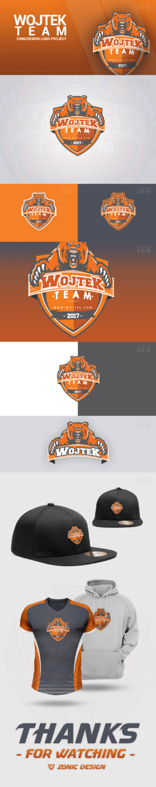 Wojtek Mascot Gaming Logo – Vector – Zonic Design Shop